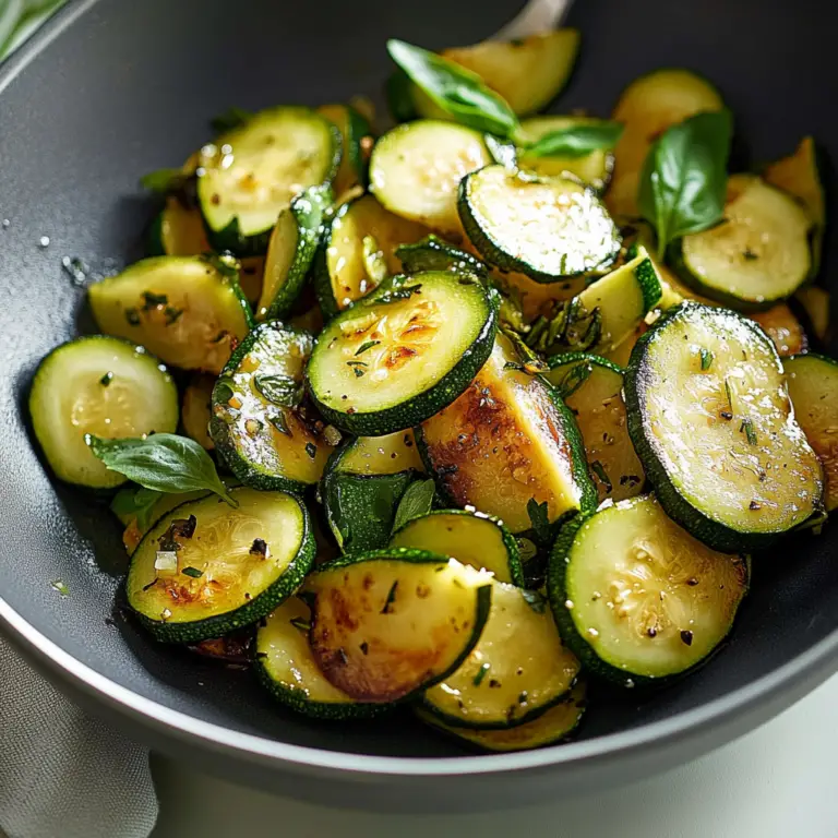 Delicious Sauteed Zucchini Recipe