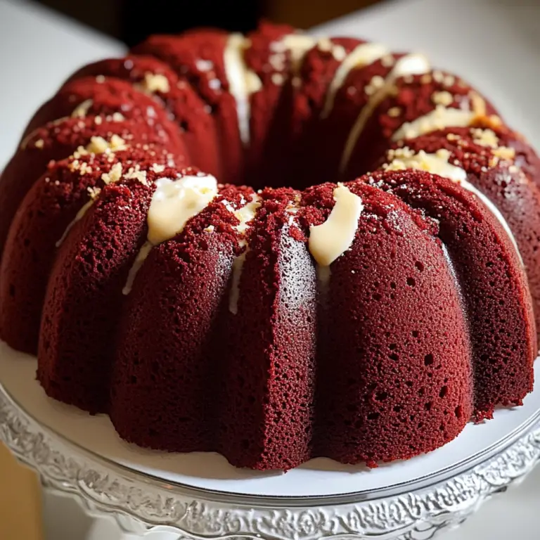 Decadent Red Velvet Pound Cake Recipe