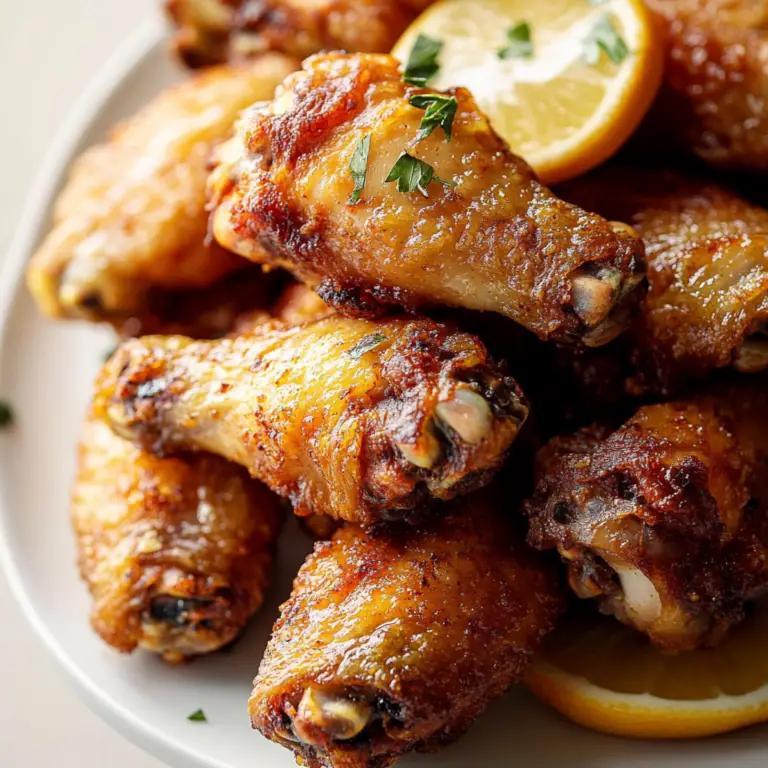 Crispy Oven Baked Chicken Wings