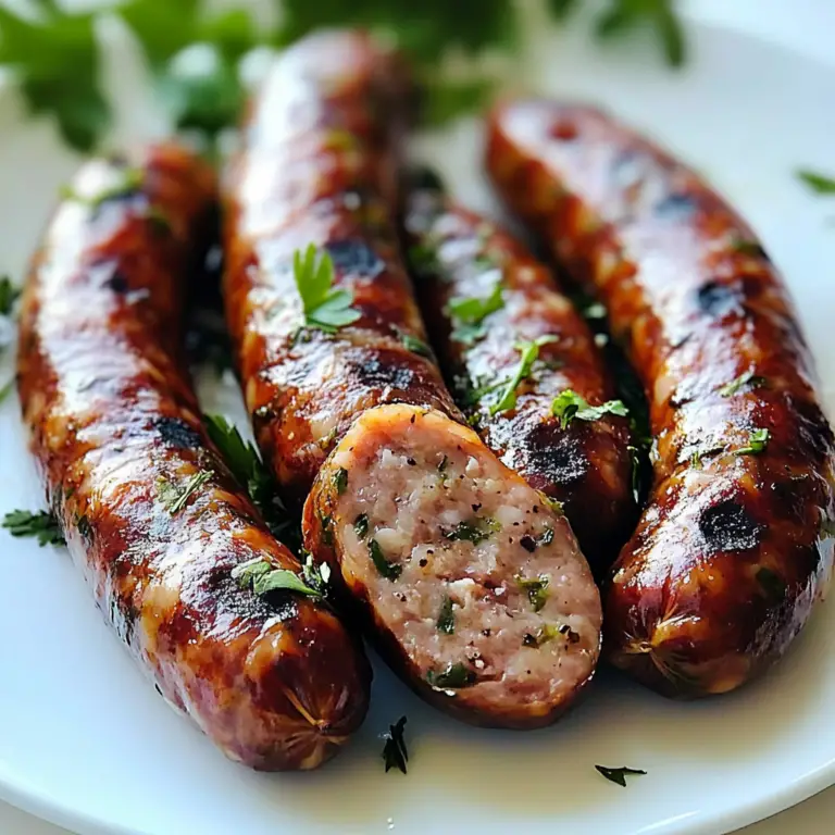 Easy Homemade Sausage Recipe