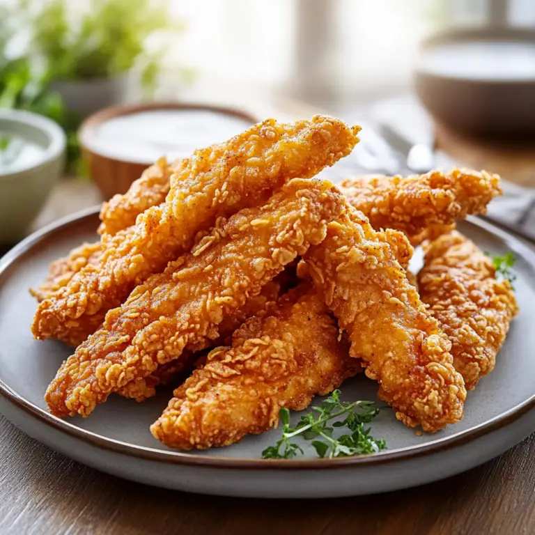 Crispy Chicken Strips Recipe for a Delicious Snack