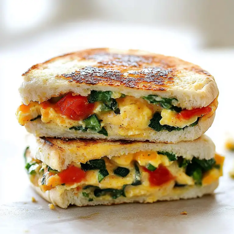 Veggie Packed Freezer Ready Breakfast Sandwiches