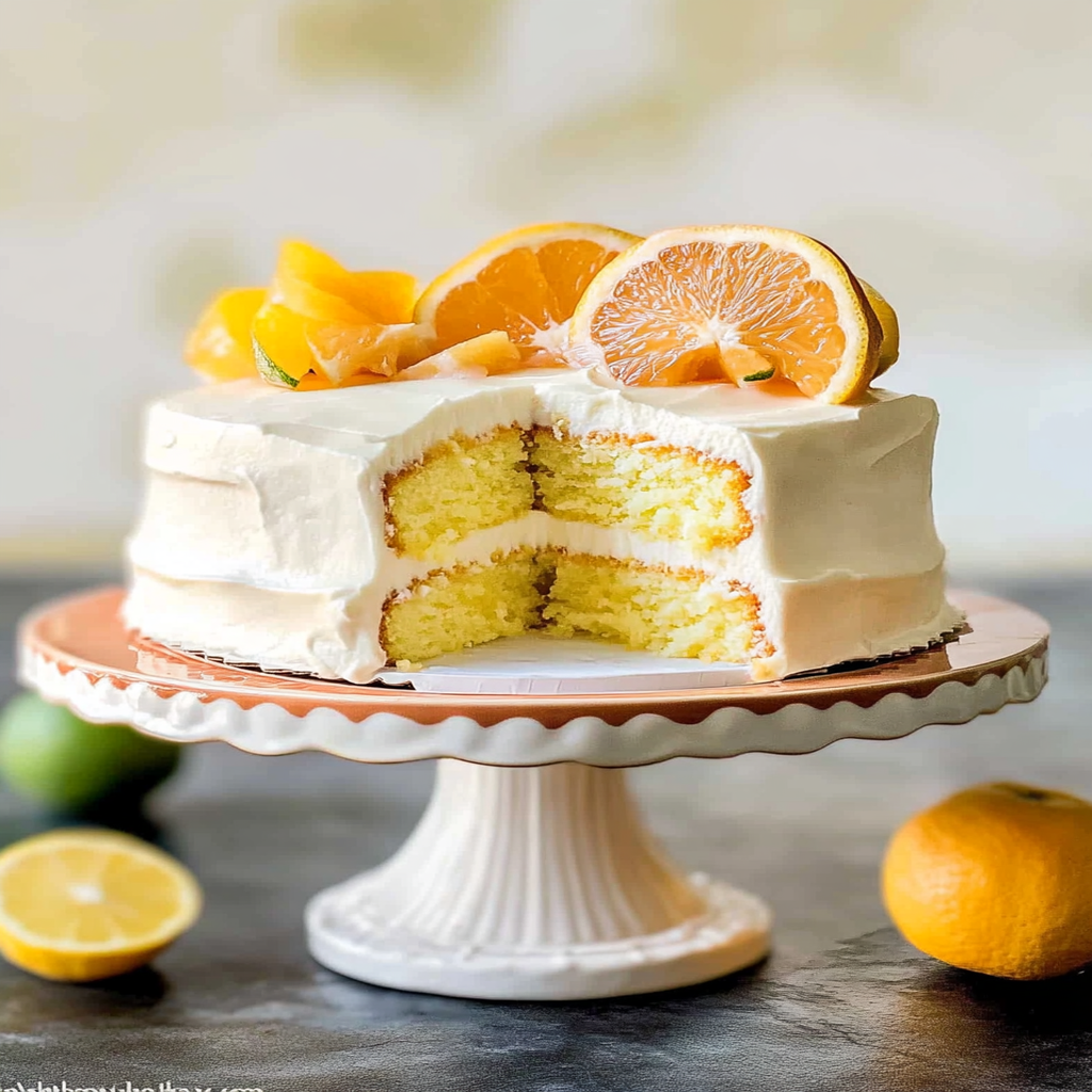 Citrus Glazed Summer Cake