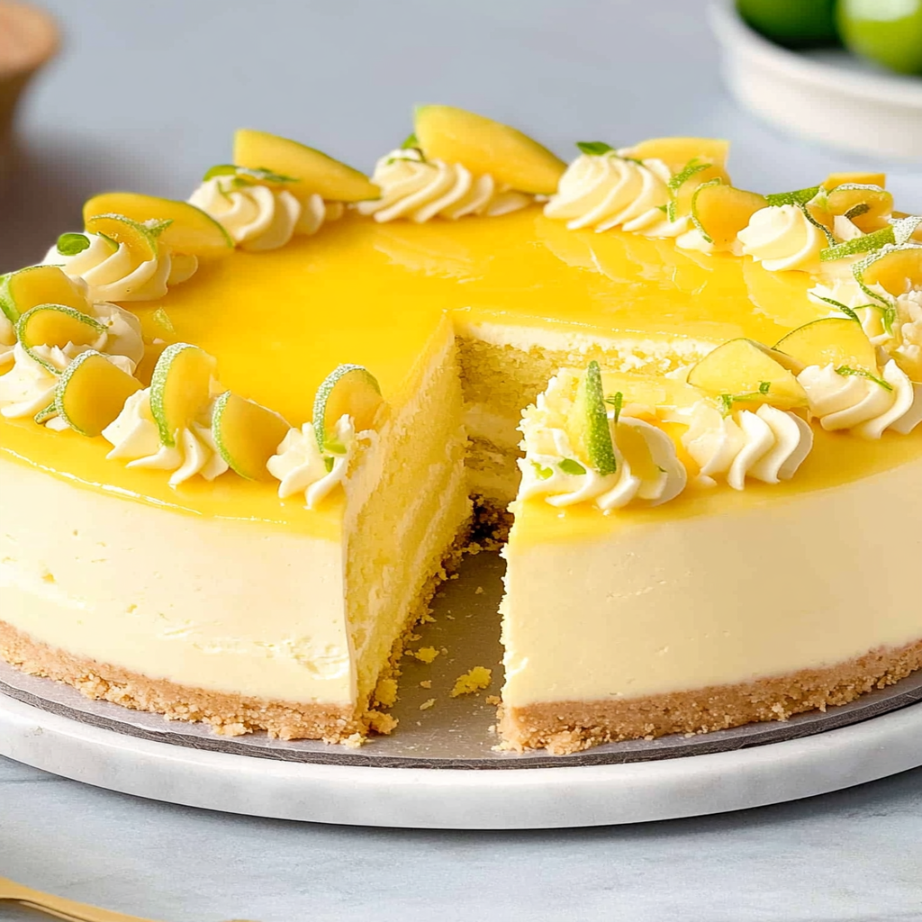 Mango Mousse Summer Cake