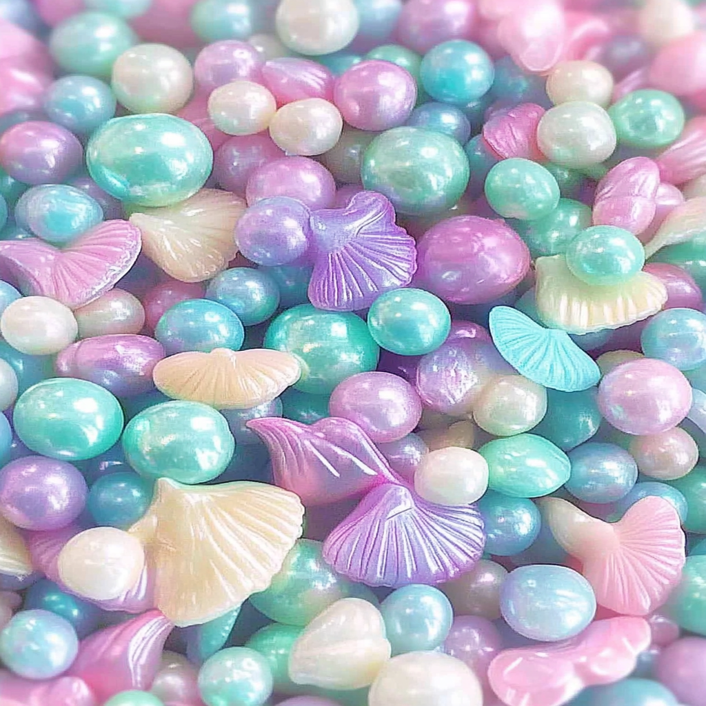 Mermaid Birthday Party Edible Pearls