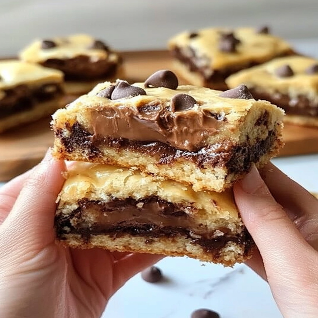 Nutella-Filled Gooey Center Brookies