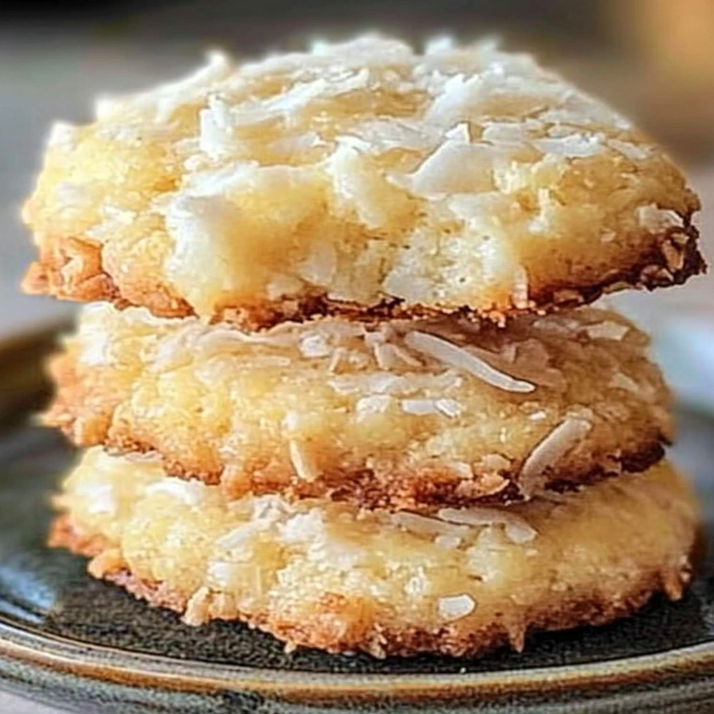 Tropical Coconut Summer Cookies