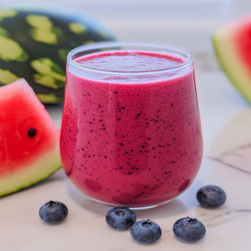 Blueberry Watermelon Smoothie Boost