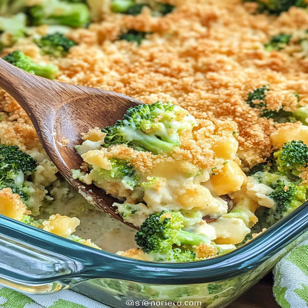 Cheesy Broccoli Casserole – Green and Gold Fall Comfort Food