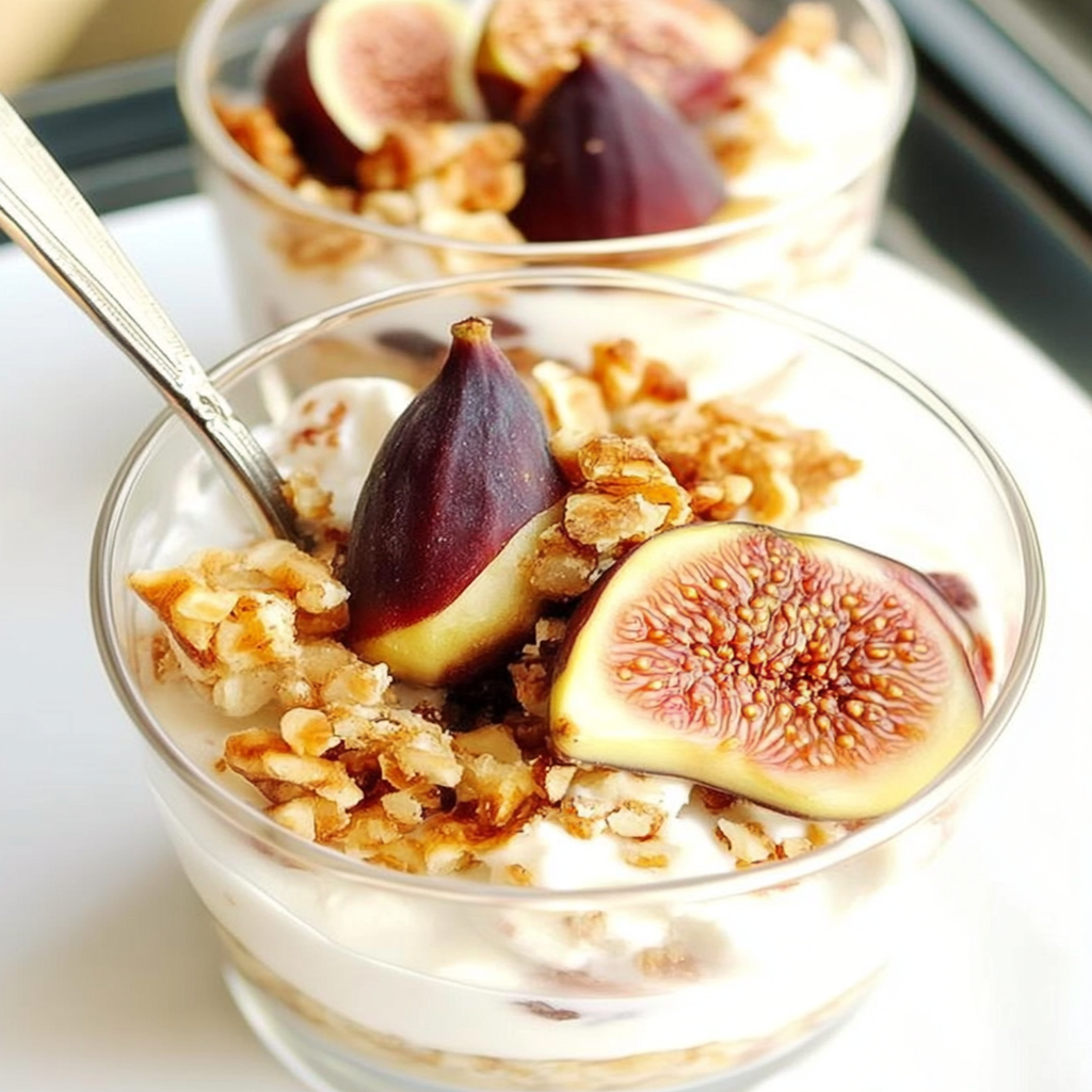 Fresh Fig and Greek Yogurt Parfait
