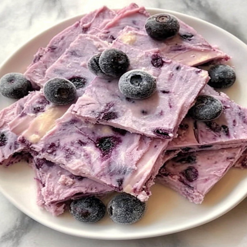 Huckleberry Recipes: Frozen Yogurt Bark