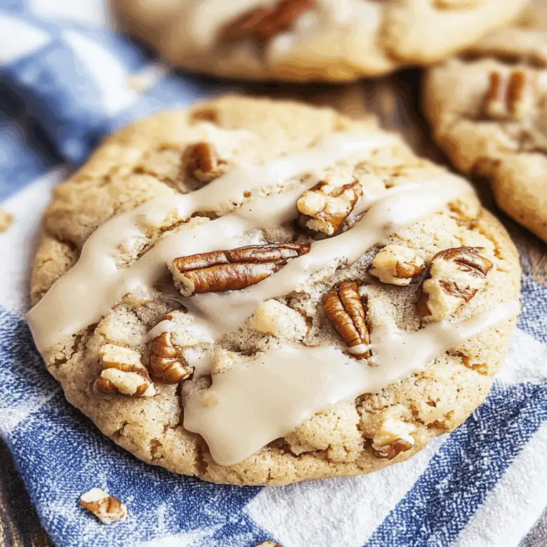 Maple Pecan Fall Treats Cookies