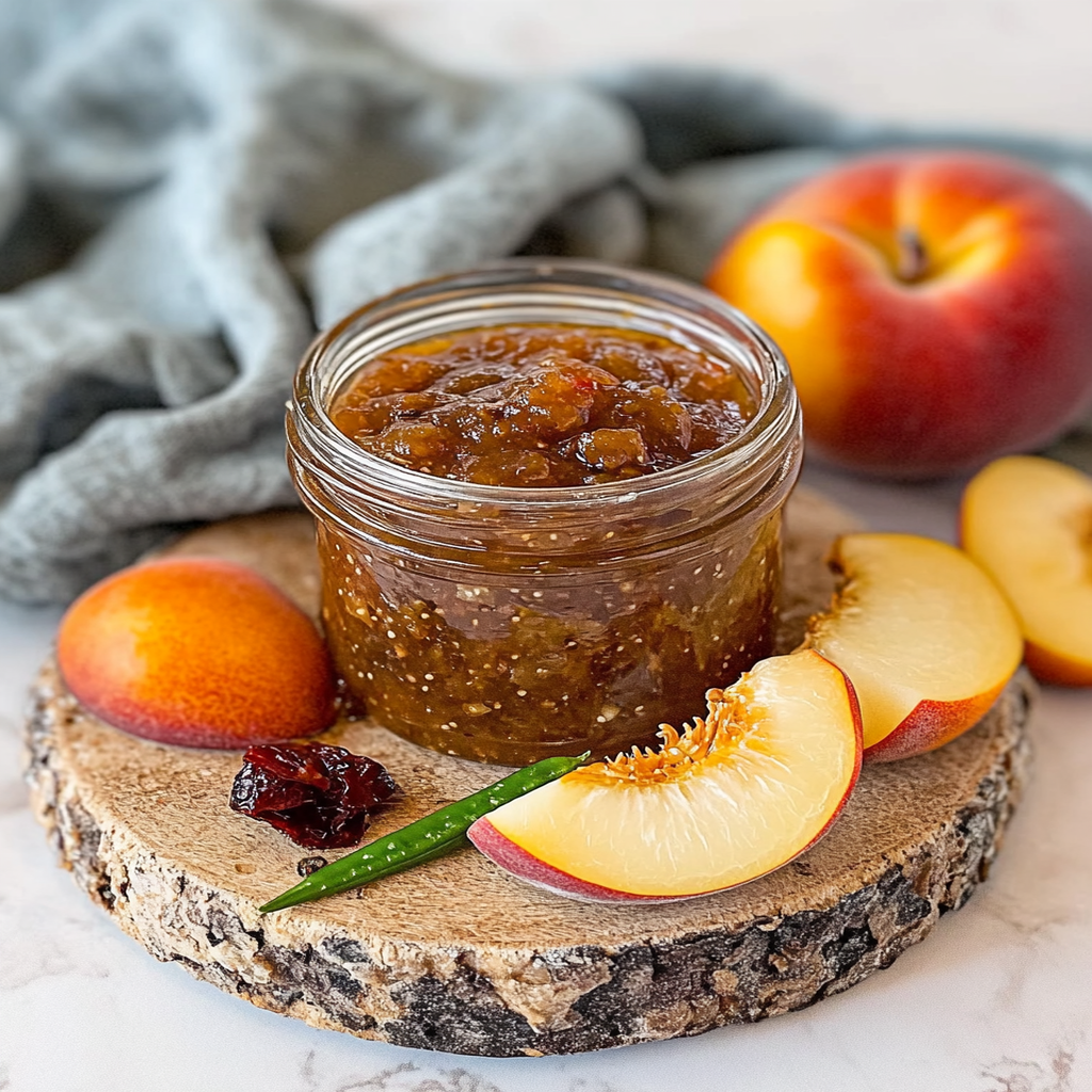 Nectarine Spicy Chutney for Grilled Meats