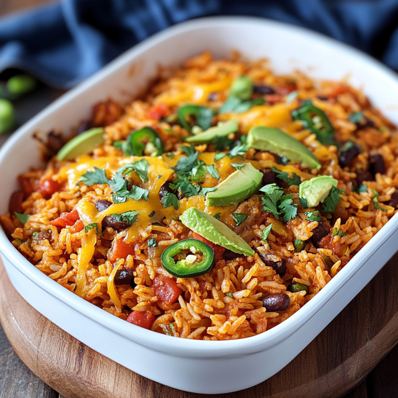 Tex-Mex Fajita Rice Casserole