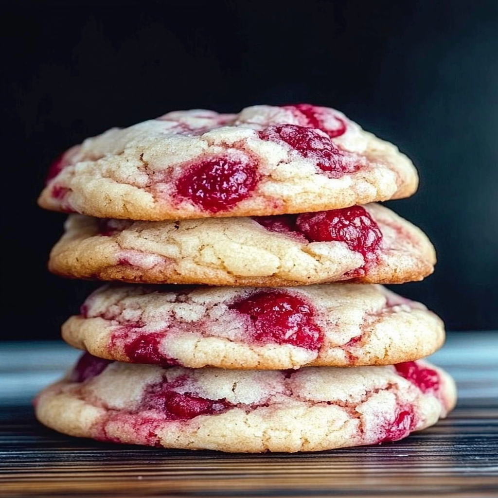 Ultra-Soft Raspberry Lemon Cookies