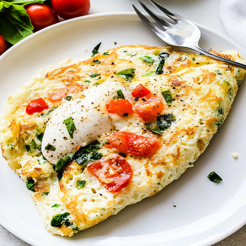 Egg White Veggie Omelet