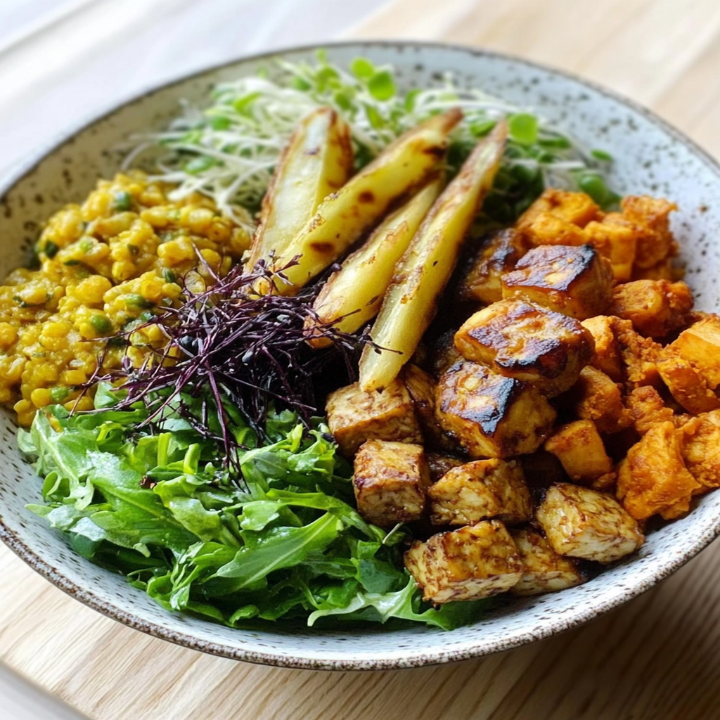 Vegan Macro Bowl with Tempeh