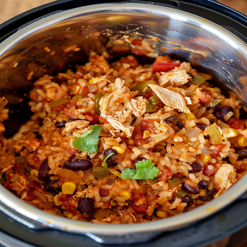 Instant Pot Weeknight Chicken and Rice Burrito Bowls