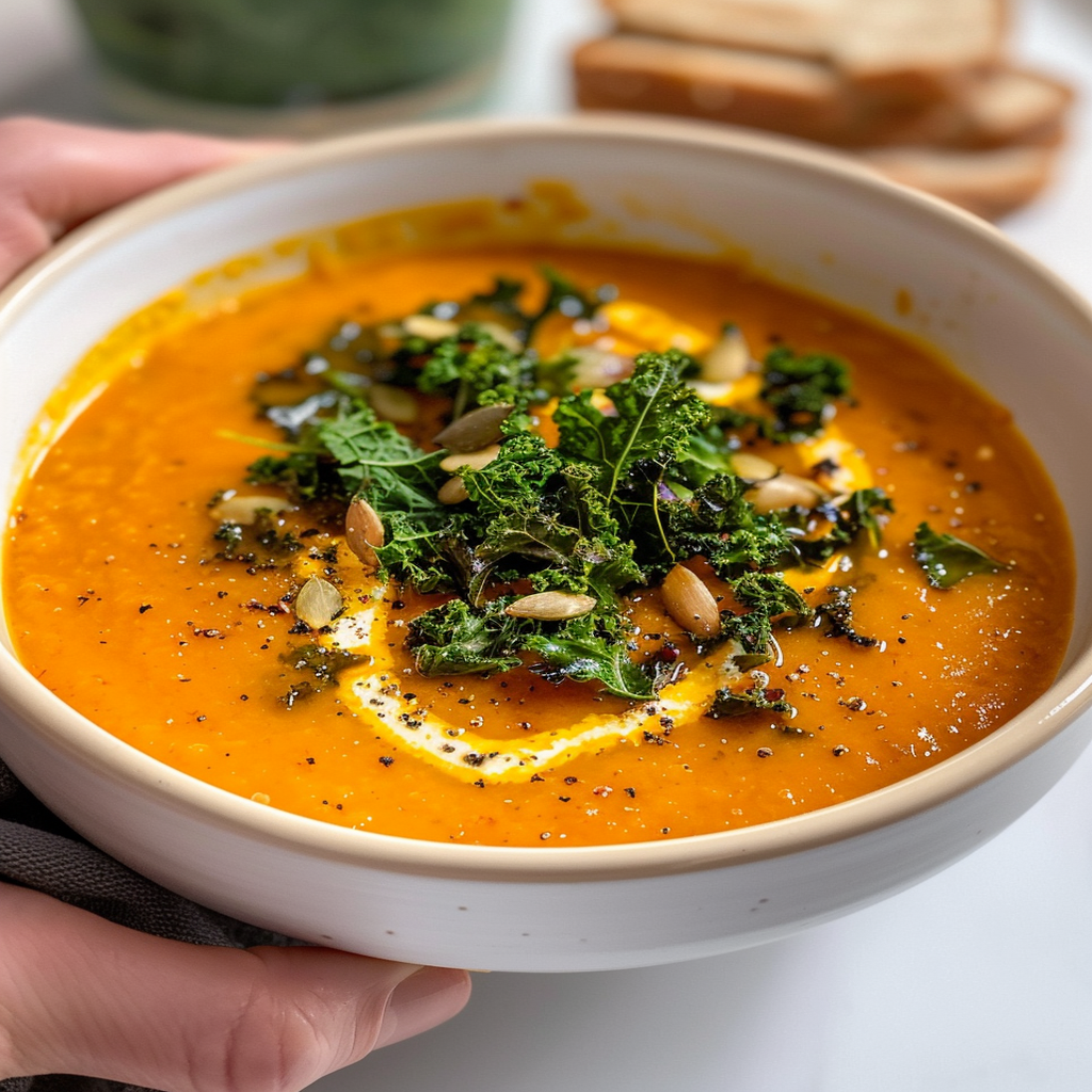 Roasted Veggie Soup for Glowing Skin