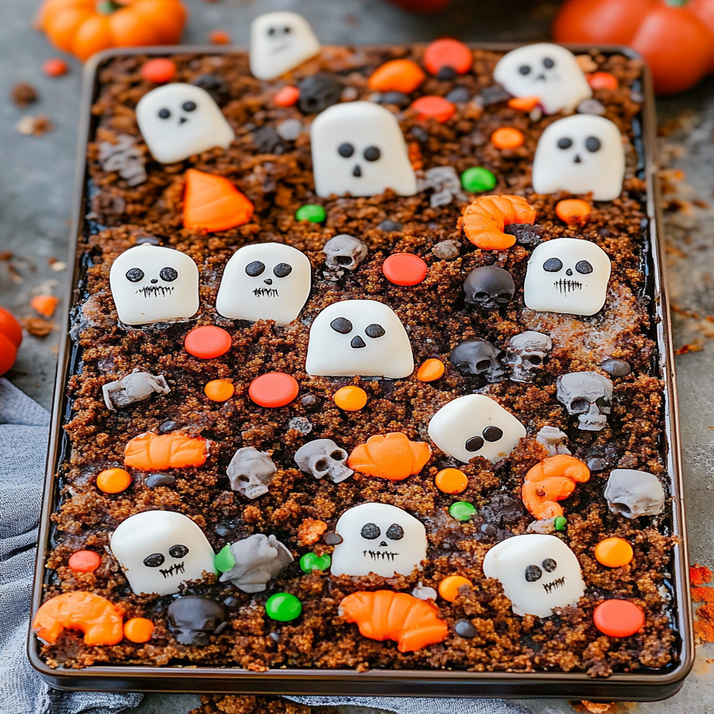 Halloween Graveyard Dirt Cake