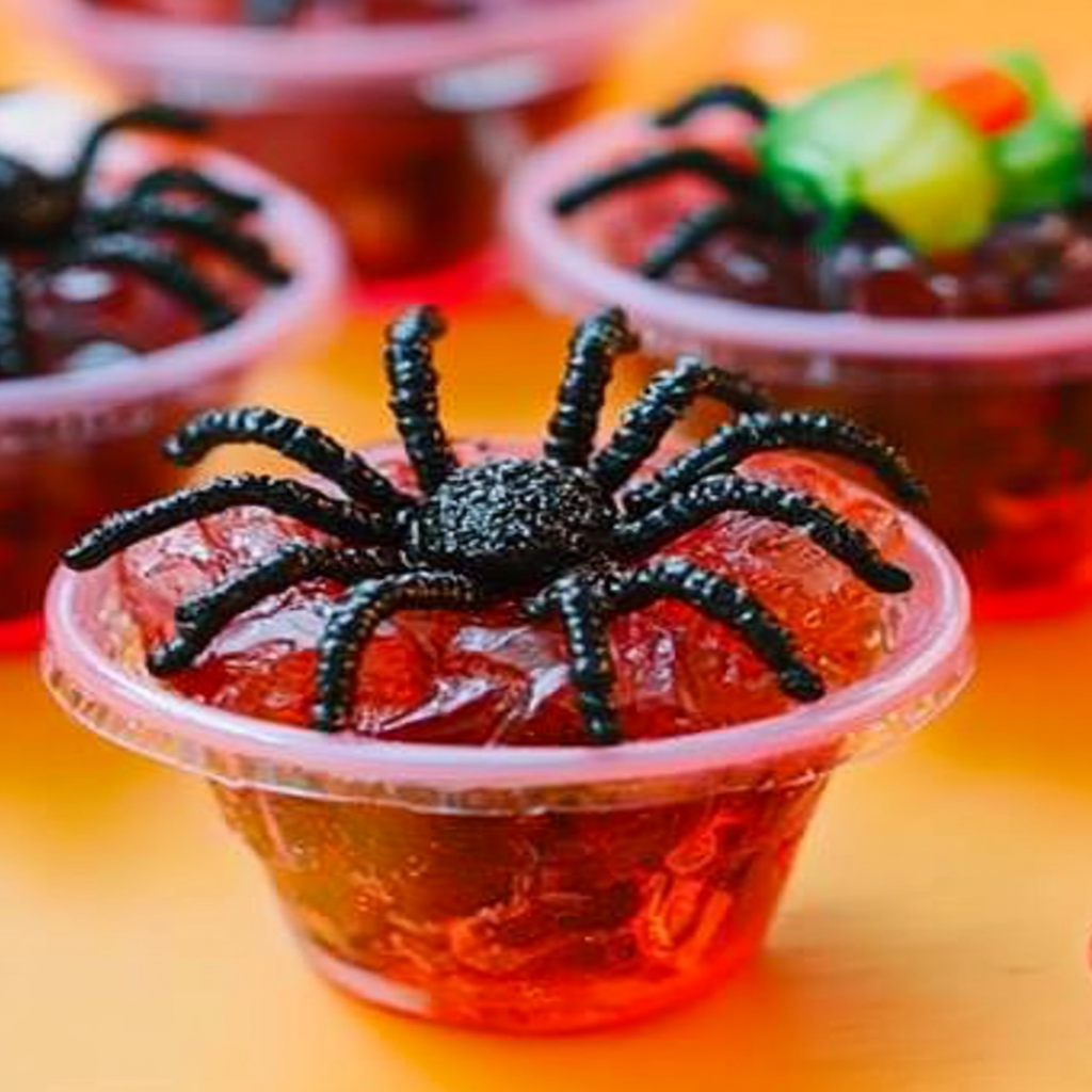 Spider Halloween Jello Cups