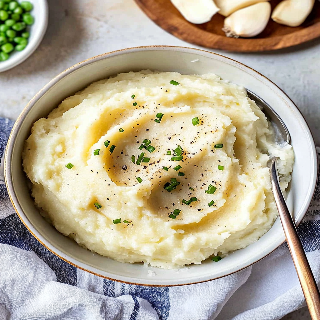 Cauliflower Mash with Garlic