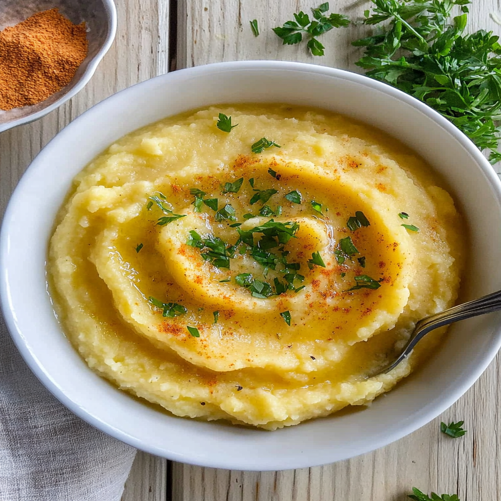 Rutabaga and Cauliflower Puree