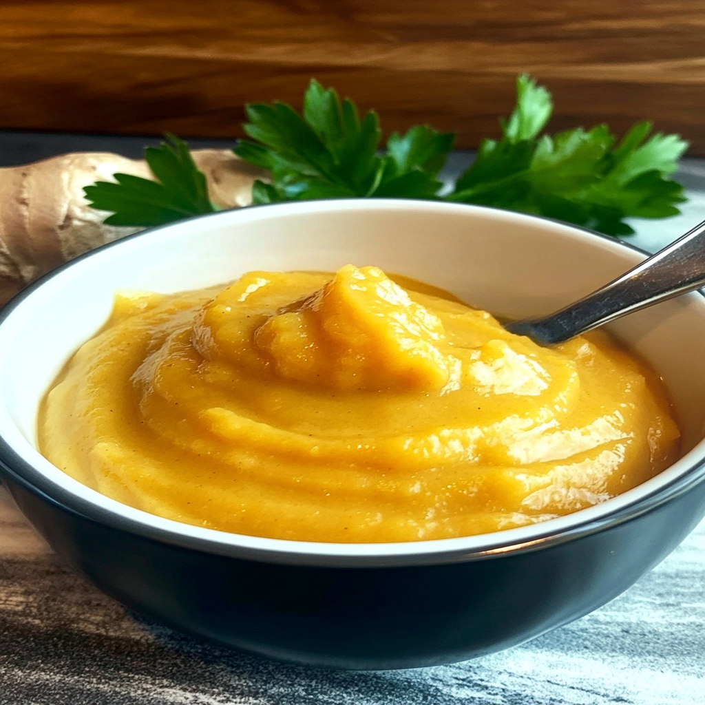 Rutabaga and Ginger Puree