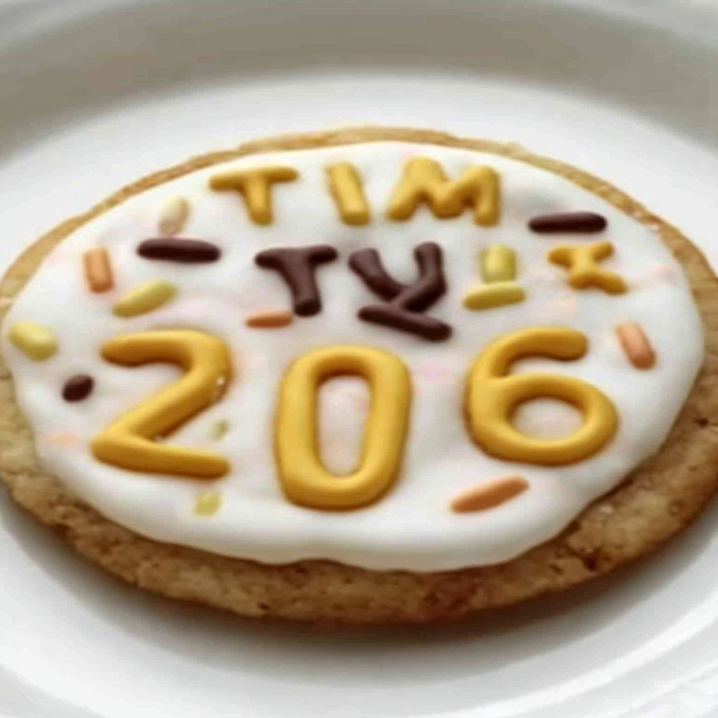 Times Square 2026 Countdown Cookies