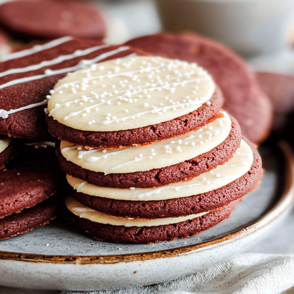 Velvet Shortbread New Year’s Cookies