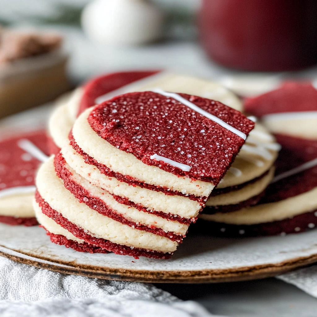 Velvet Shortbread New Year’s Cookies