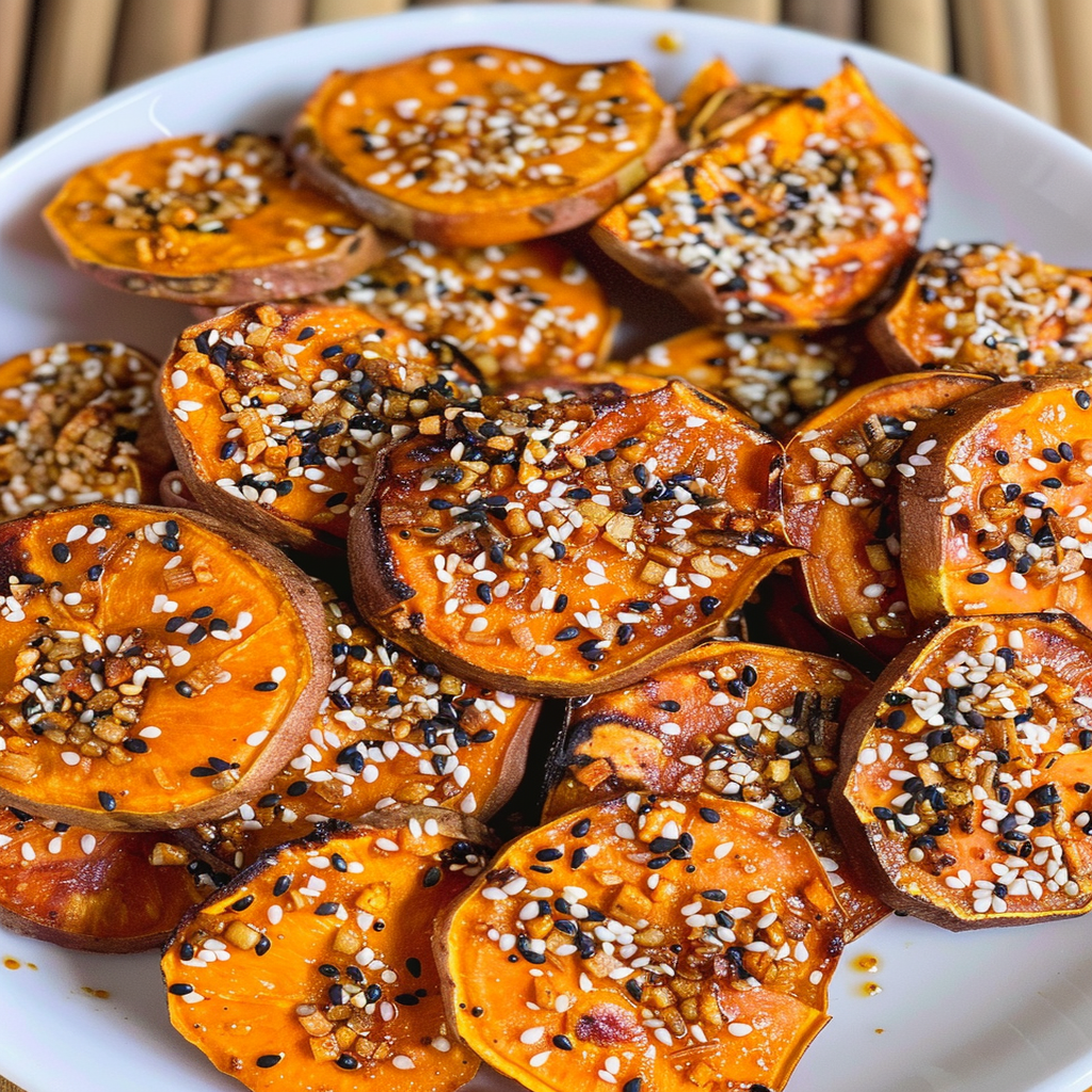 Everything Bagel Sweet Potato Rounds