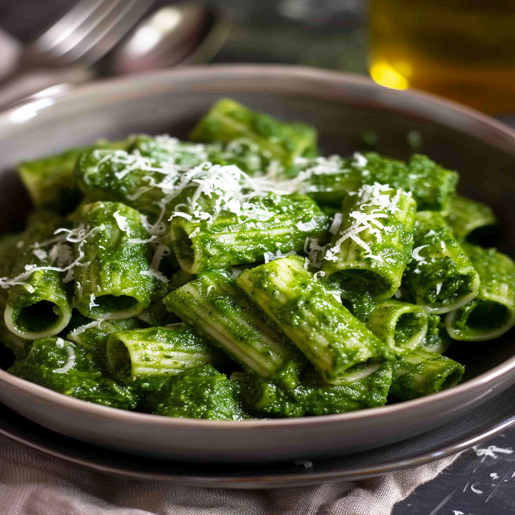 Spirulina Winter Greens Pasta