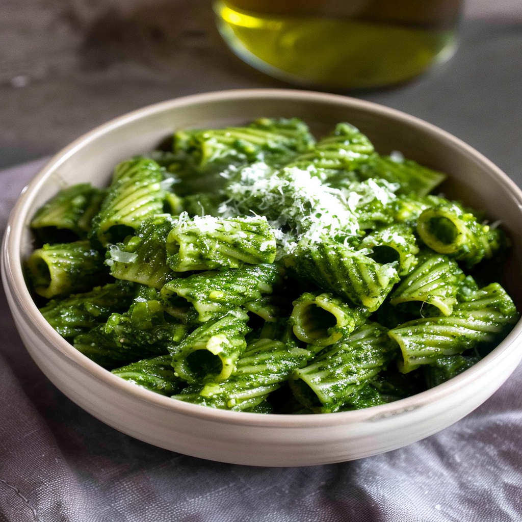 Spirulina Winter Greens Pasta