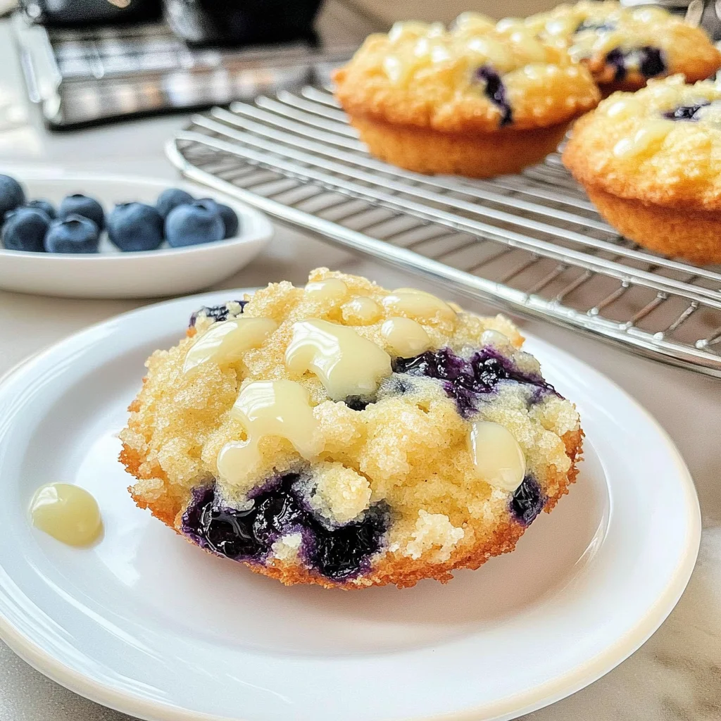 Lemon Blueberry Crumble Muffin Tops: Irresistibly Zesty D...